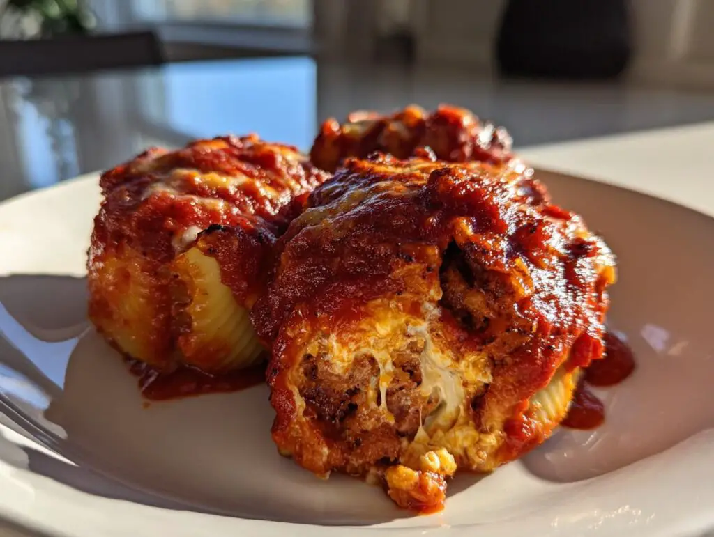 Amazing 40-min Enchilada Style Stuffed Shells - Best kuchniamamy
